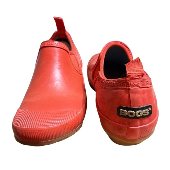Bogs | Shoes | Bogs Womens Size 8 Orange Rain Mud Shoe | Poshmark